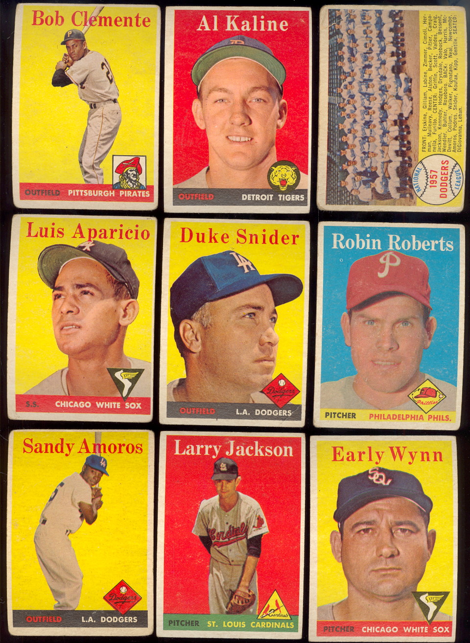 1958 topps baseball cards