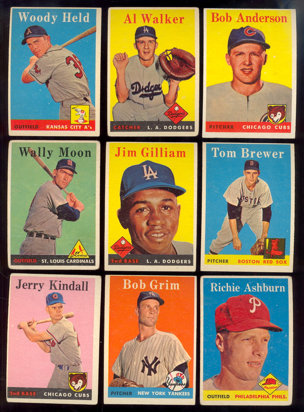 1958 topps baseball cards