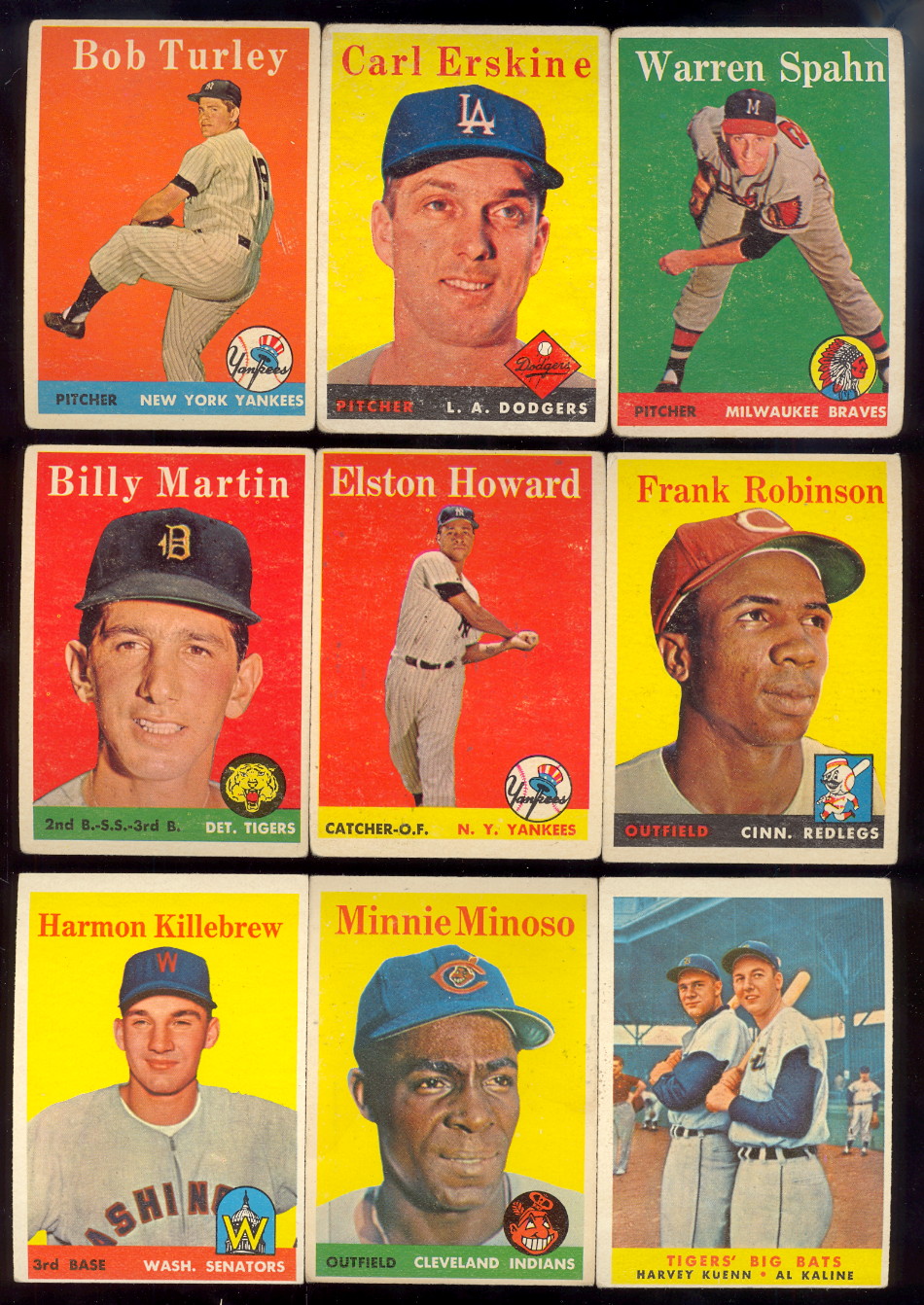 1958 topps baseball cards
