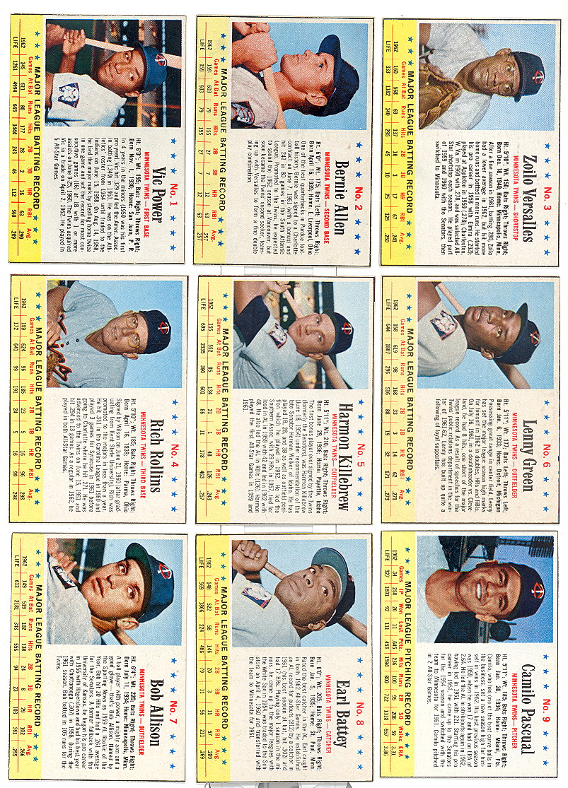 1963 POST COMPLETE SET