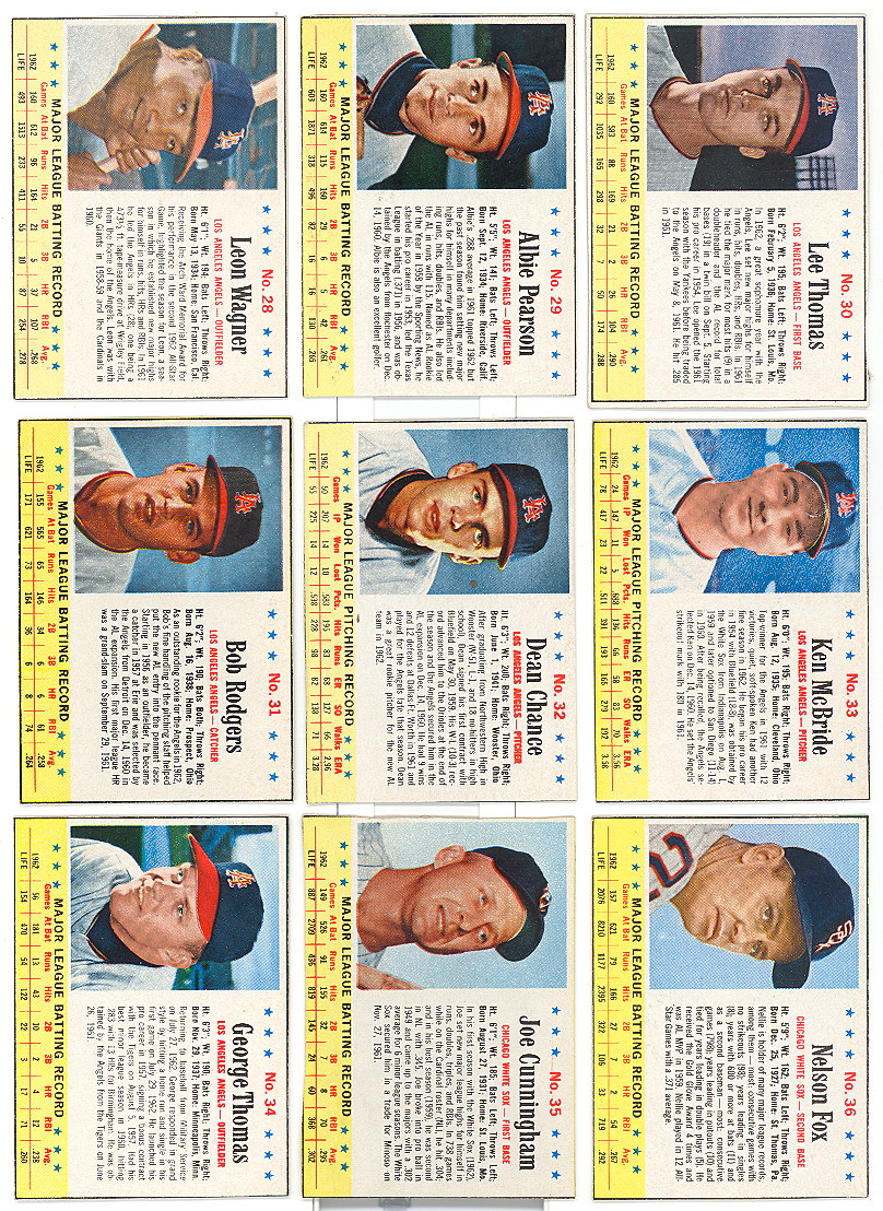 1963 POST COMPLETE SET