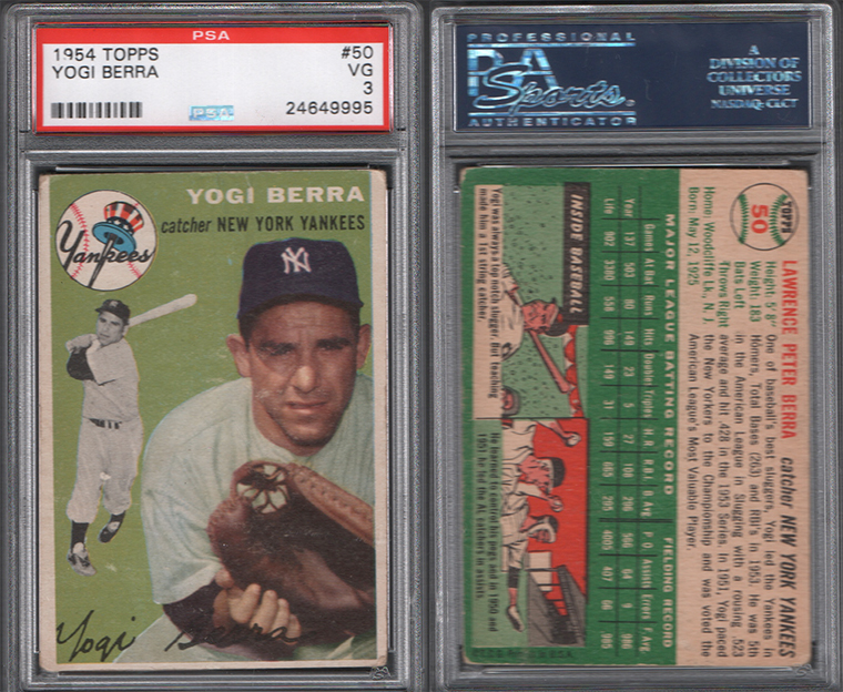 Psa 1950s & 1960s Cards, Buy Baseball Cards | Buy Vintage Baseball 