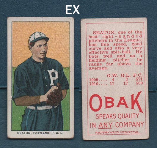1911 Obak 175 subjects T212, Buy Baseball Cards | Buy Vintage Baseball ...